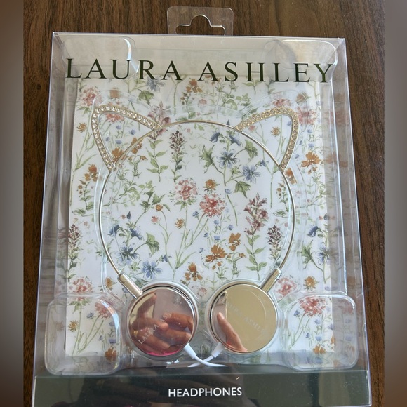 Laura Ashley | Headphones | Laura Ashley Cat Ears Headphones Nib | Poshmark